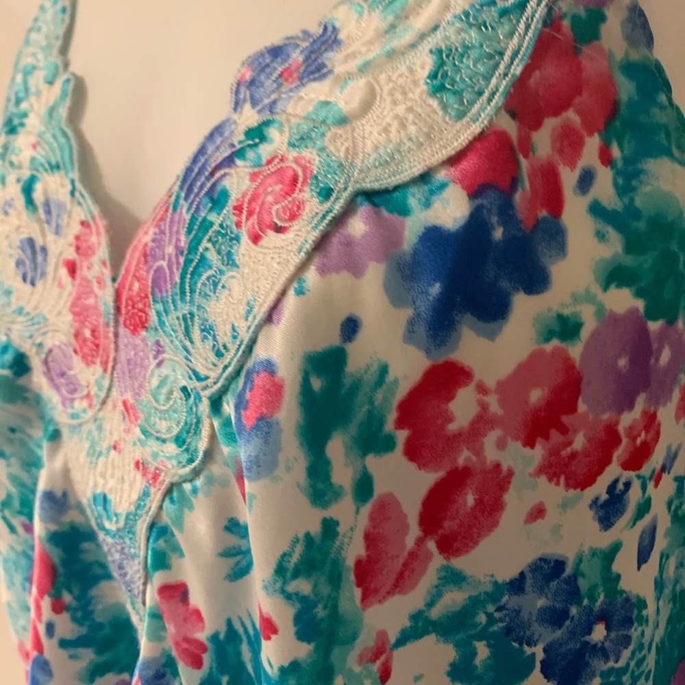 Cinema Etoile Vintage Satin Pj French Cut Short Set M… - Gem